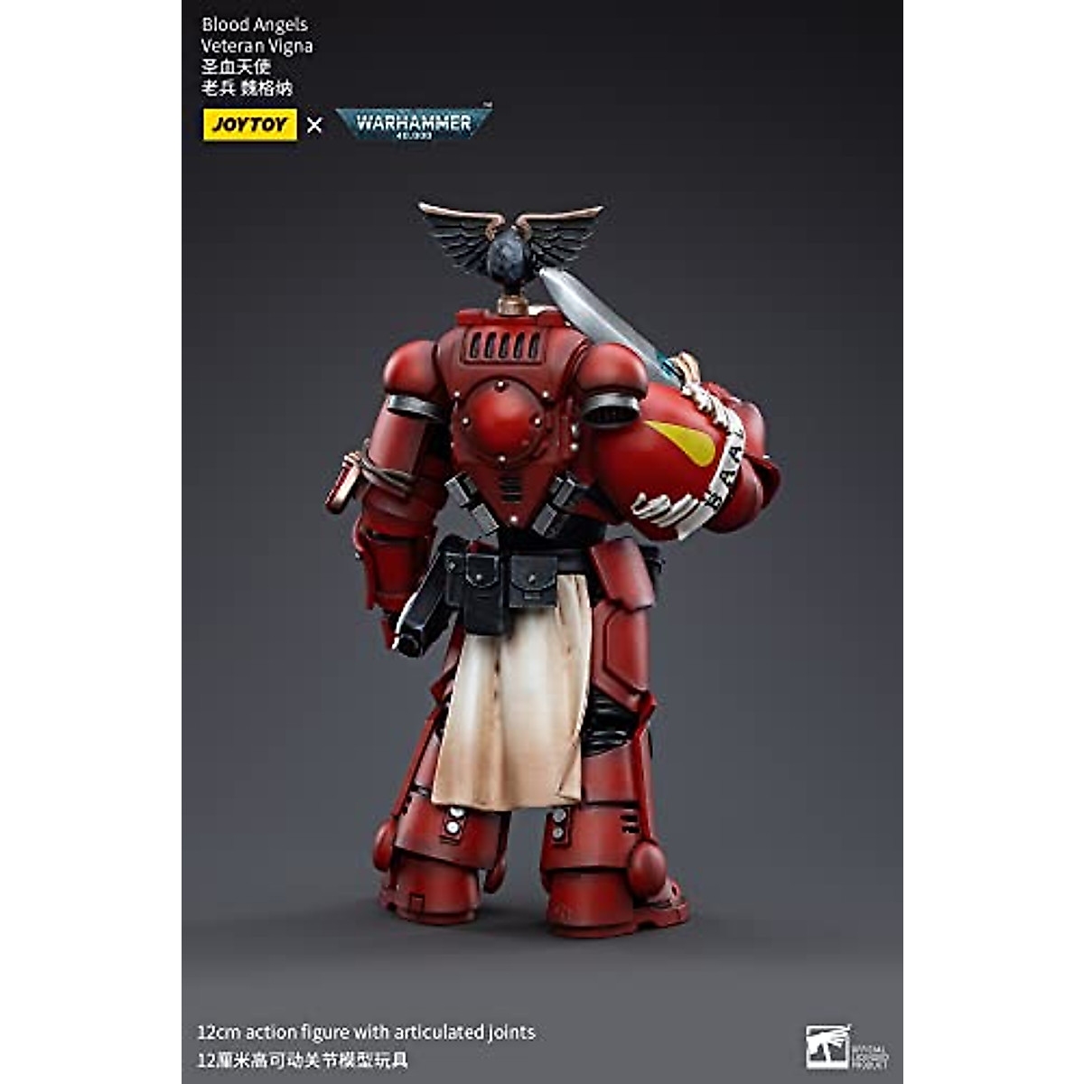 BLOOMAGE JOYTOY (BEIJING) TECH Warhammer 40k: Blood Angels Veteran Vigna 1:18 Scale Figure