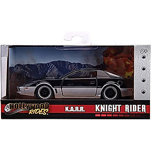 Jada Toys Hollywood Rides Knight Rider K.A.R.1982 Pontiac Firebird 1: 32 Scale Diecast Vehicle , Black