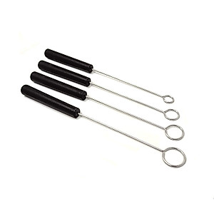 Honbay 10PCS Stainless Steel Chocolate Candy Dipping Forks Fondue Forks for Baking