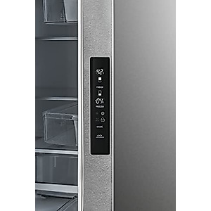 Hamilton Beach HBF1770 French Door Counter Depth Refrigerator with Freezer Drawer, 17.7 cu ft, Stainless Steel (Full Size)