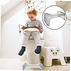 Bathroom Stool Plastic Stool Portable Stool Seat Kid Potty Swattypotty Potty Step Bidet Home Bathroom Footstool Foot Stool for Children Potty Stool for Kids Aldult Squatting Pan