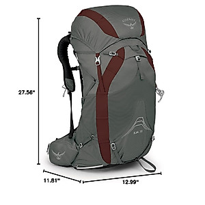 Osprey Eja 38 Women's Ultralight Backpacking Backpack, Cloud Grey, X-Small/Small