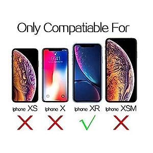 iPhone XR Clear Case & Screen Protector | 2 in 1 Bundle Package | 2 Tempered Glass Screen Protectors | Crystal Clear Transparent Soft Case | Shockproof Bumpers | Slim Fit | Compatible with iPhone XR