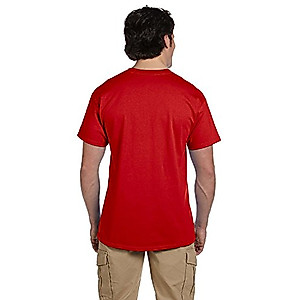 Fruit of the Loom 5 oz, 100% Heavy Cotton HD T-Shirt, XL, True RED