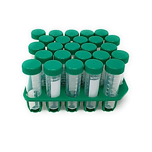 SPL 50ml Conical Centrifuge Tube PP/HDPE with PP Racks, Sterile, DNase/RNase - Free, (1 Rack (25 Tubes))