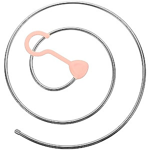 Cabilock Spiral Hanger Blanket Hanger Spiral Sheet Hanger Stainless Steel Quilt Hanger Clothes Drying Rack Space Saving Hangers for Bed Sheet Coverlet