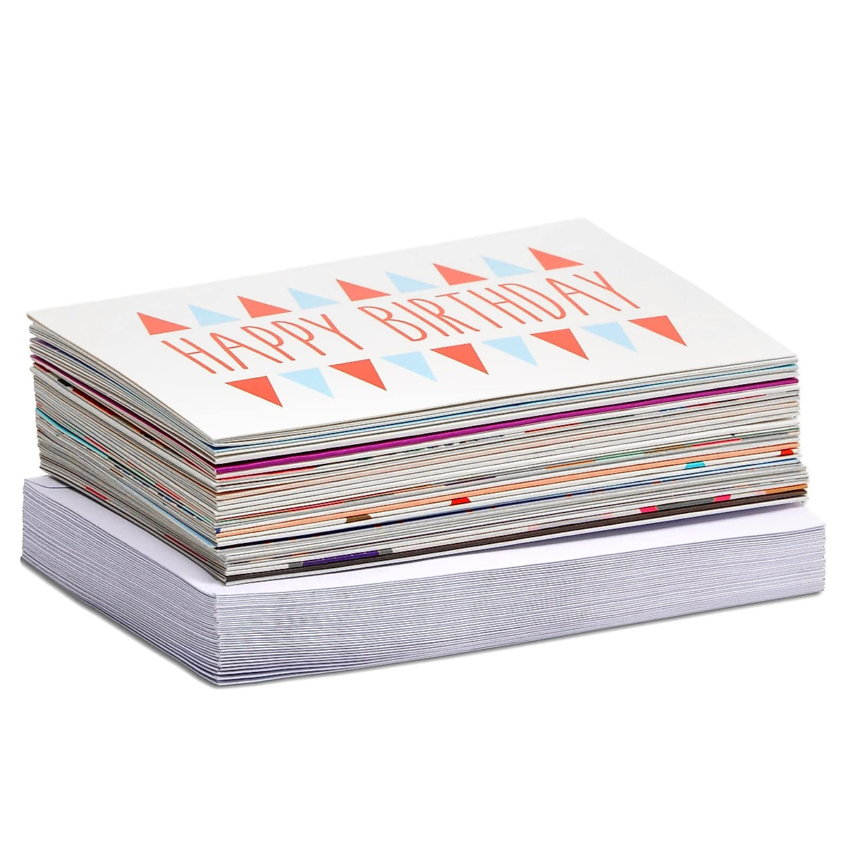 36 Pack Birthday Cards with Envelopes Bulk, Blank Inside for Office, Friends, and Kids (36 Unique Assorted Designs, 4x6 in)