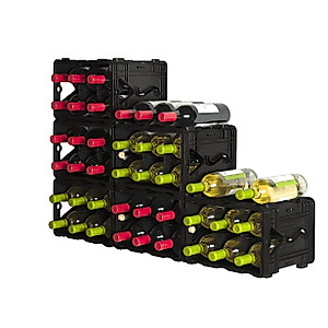 Storvino Nero 6 Bottle Wine Storage Container