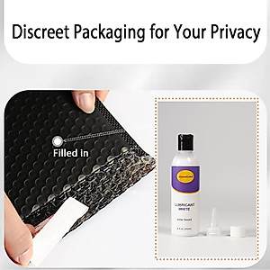 JoyeuxLube Water-Based White Lube 8 fl. oz/240ml Creamy Unscent Natural Gel Glide Lubricant Long Lasting Smooth Slippery for Men Women Couples with Discreet Package