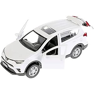 Toyota RAV4 Diecast Car 1/36 Scale Compact Crossover SUV - Russian Collectible Metal Model