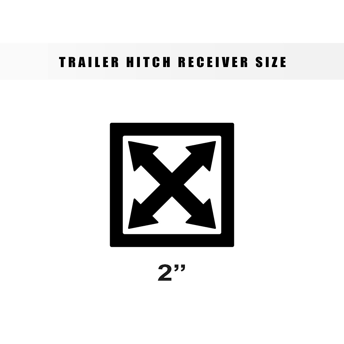 Armordillo 8719541 8-Inch Drop Loaded Ball Mount Universal Fits 2-Inch Receiver Tube Trailer Hitch