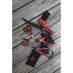 Strike King (FK6KVD) KVD 6 Filet Knife, Red, 4116 Germain Stainless Steel Blade