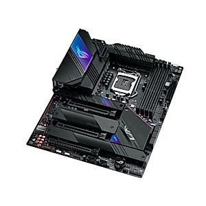 ROG Strix Z590-E Gaming WiFi 6E LGA 1200(Intel 11th/10th Gen) ATX Motherboard (PCIe 4.0, 14+2 Power Stages, DDR4 5333+, Dual Intel 2.5 Gb LAN,Thunderbolt 4, 4xM.2/NVMe SSD and Aura RGB) (Renewed)