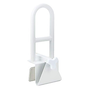 Butizone Bathtub Safety Rail, Medical Adjustable Tub Grab Bar Handle Clamp Safety Handrail Support for Seniors and Elderly