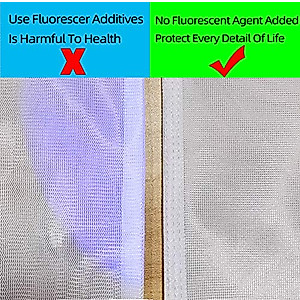 TENRAI Set of 3 Delicates Honeycomb Mesh Laundry Bags, with YKK Zipper, Hanging Ring, Lingerie, Hosiery, Gloves, Socks, Bra Mesh Wash Bags(3 Medium)