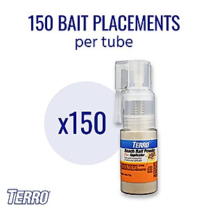 Terro T530 Roach Bait Powder Plus Applicator, Orange