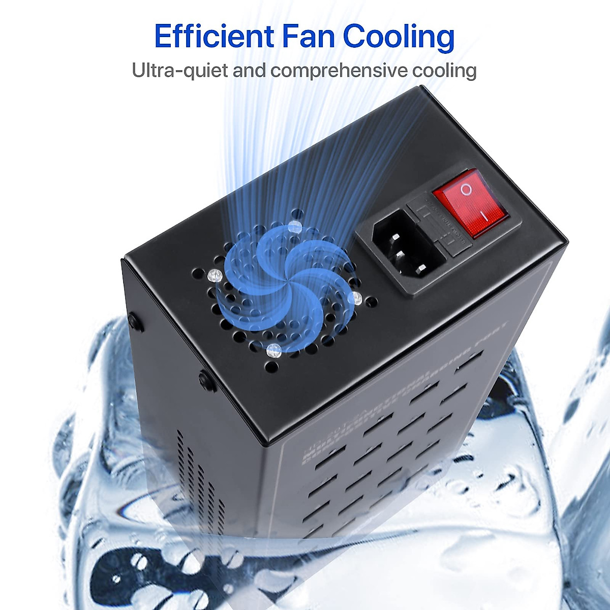 USB Charging Station,Cinlinso 20 Port 200W/40A Multiple USB Charger Station with Intelligent Protection for Smartphone Tablet School Shopping Hotel Malls