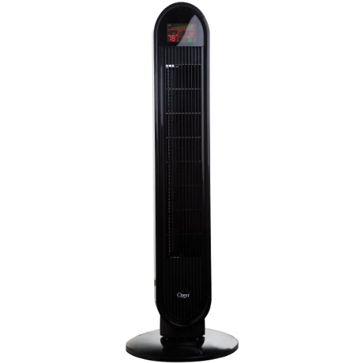 Ozeri 360 Oscillation, Micro-Blade Noise Reduction Technology Tower Fan, Black