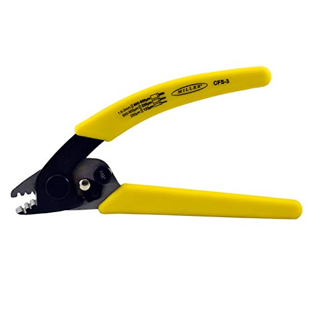 Miller CFS-3 Series Three-Hole Wire Stripper Tool for Working Technicians, Electricians, and Installers, Safe Cable-Splicing Tool, Easily Portable Wire Stripper, 4.2 Ounces