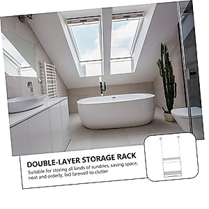 RORPOIR 1pc Bathroom Storage Hanging Basket Soap Basket Shower Hanging Shelf Baskets for Shelves Cosmetic Containers Sundries Basket Decorative Basket Travel Storage Basket Cosmetics Pp