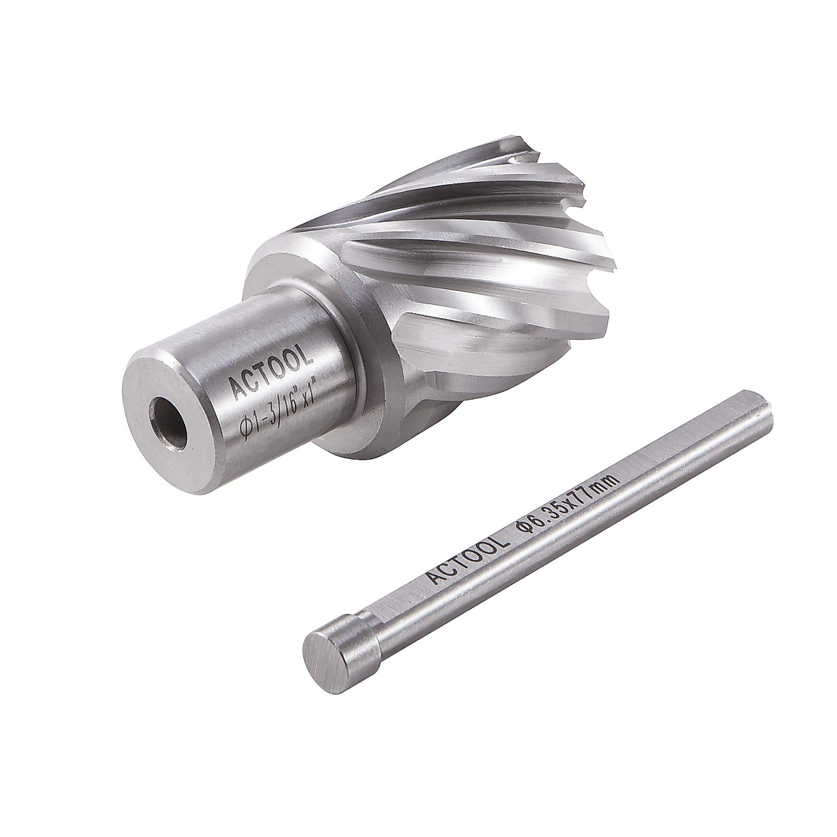 ACTOOL 1-3/16" Diameter × 1" Depth of Cut HSS ANNULAR CUTTER with 3/4'' Weldon Shank