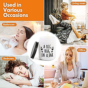 Gifts for Women, Thinking of You Gifts, Mothers Day Gifts,Birthday Gifts, Feel Better,Cheer Up,Get Well Soon Gifts for Women Men Friends Mom Wife Him Coworker, Lavender Candles(White)