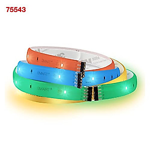 Sylvania Smart (3) 2ft Bluetooth 36W LED Flex Light Strip Kit with Remote Control, Full Color, 2700K - 6500K, Expandable up to 20ft, for Alexa / Google / Apple HomeKit (75543)