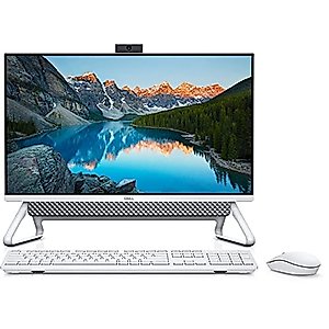 Dell Inspiron 5400 AIO Desktop, Intel Pentium Gold 2-Core Processor, 8GB DDR4 Memory, 256GB PCIe NVMe M.2 SSD, Windows 10 Home, 23.8" FHD Non-Touch Screen, Integrated Graphics