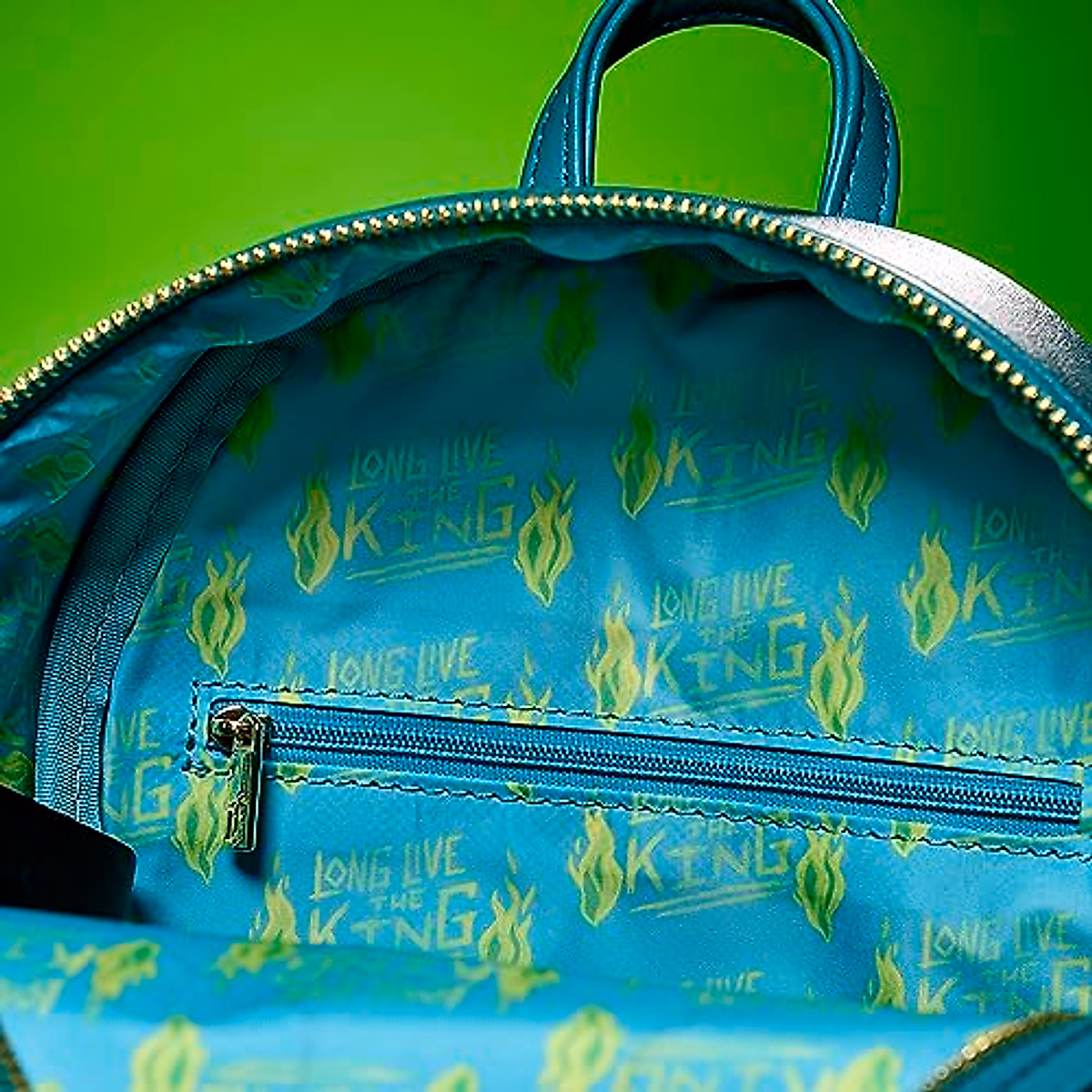 Loungefly Villains: Lion King - Scar Glow in The Dark Mini-Backpack, Amazon Exclusive