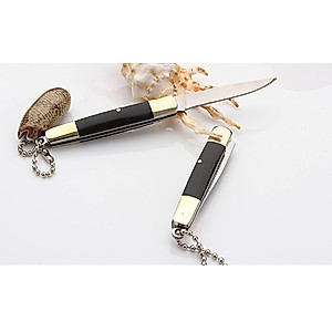 NUHUi Mini Compact Pocket knives Folding Knife Hand Tools Micro Key Accessories Attachments,Xmas Gift