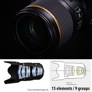 Pentax HD PENTAX-D FA50mmF1.4 SDM AW Single-focus standard lens New-generation, Star-series lens Extra-sharp, high-contrast images Free of flare and ghost images, Black
