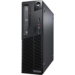 Lenovo Thinkcentre M73 SFF i3 Desktop Computers Small Form Factor Windows 10 Pro, 8GB Ram 500GB Hard Drive, WiFi, DVD, VGA, DP Port, Keyboard and Mouse (Renewed)