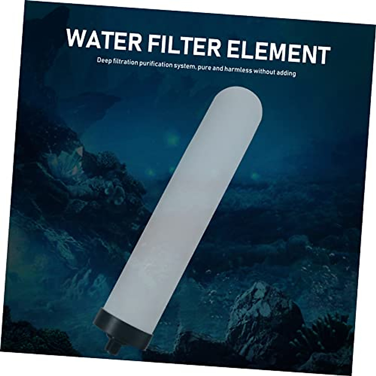 ULTECHNOVO Filter Element Water Purifier Water Filter Replacement Water Filter Pitcher Ceramic Water Filter Replacement Ro Filter Plastic Plate Pearlescent White