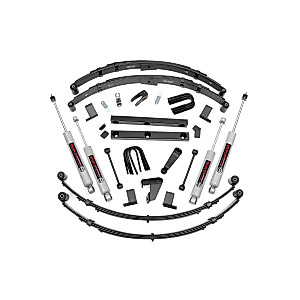 Rough Country 4" Lift Kit for 87-95 Jeep Wrangler YJ | Power Steering - 620N2