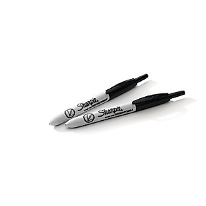 Sharpie Retractable Permanent Markers, Fine Point, Black, 36 Count