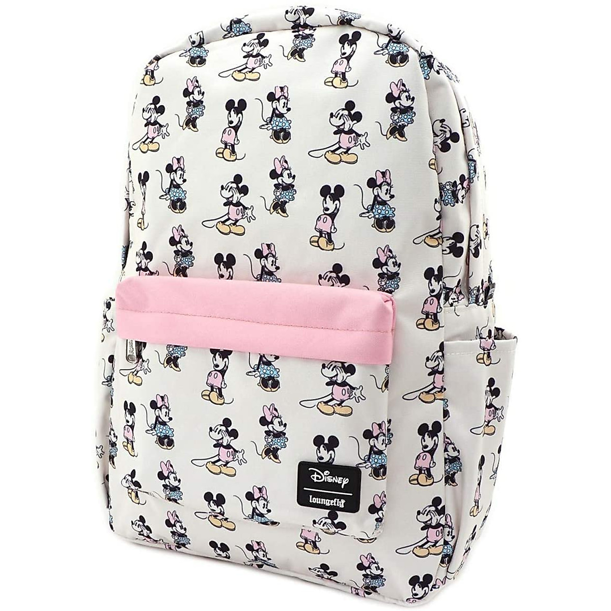 Loungefly Pastel Minnie Mickey Nylon Backpack Standard