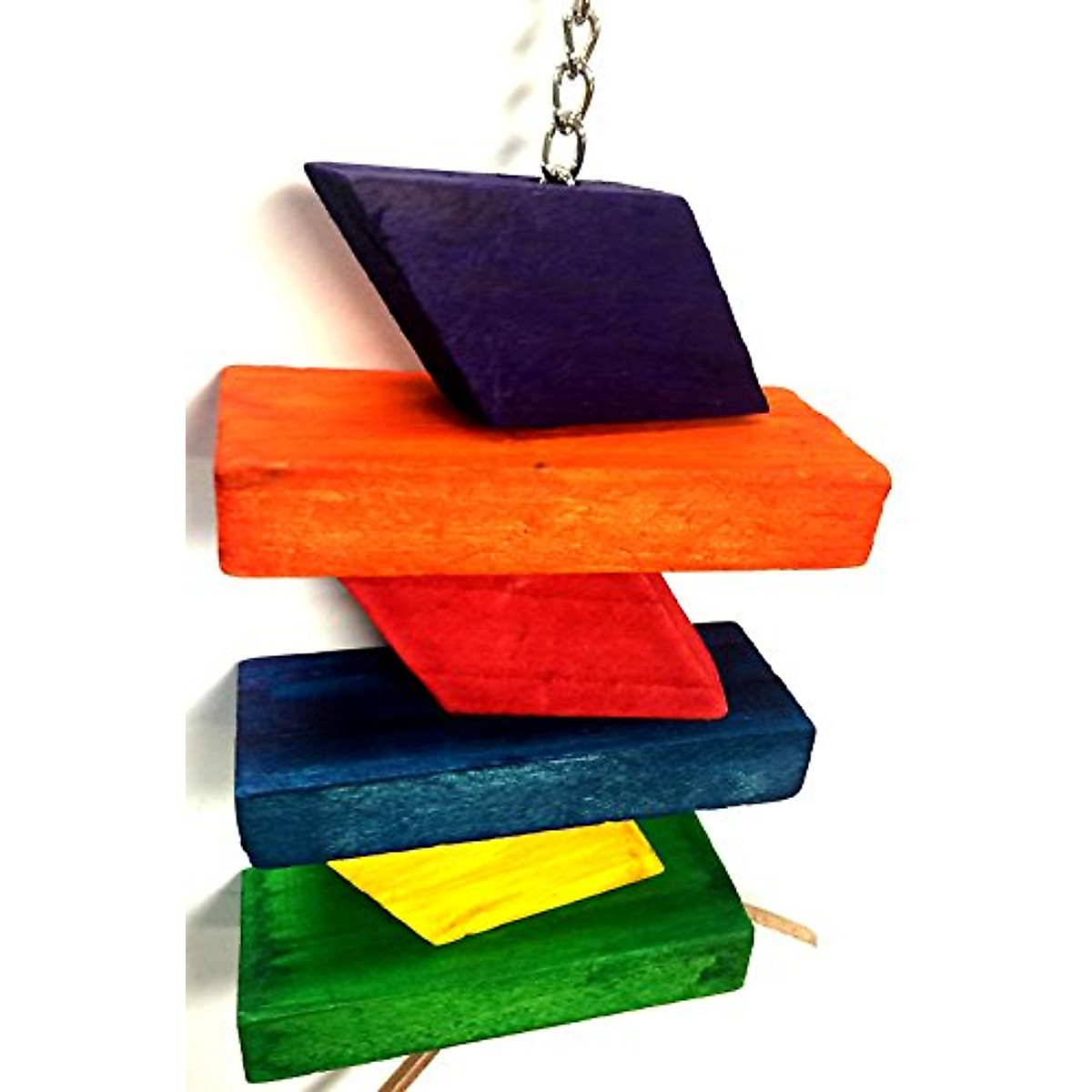 Bonka Bird Toys 1073 Wood Stepper Parrot Cage Toys Cages African Grey Cockatoo Macaw Amazon. Quality Product Hand Made in The USA.