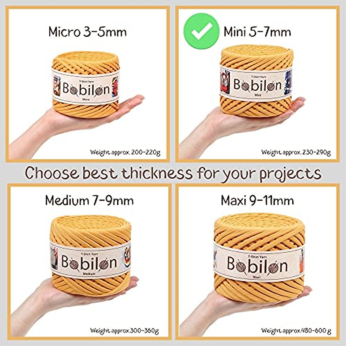 Cotton t-Shirt Yarn, 110 Yards / 100 Meters, Canyon Color, 5-7 mm Thickness, Ribbon Yarn, Perfect Skein of Jersey Yarn, Home Decor Yarn