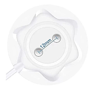 Only-12mm Standing Magnetic Adapter, Replacement Rose Charger, Fast Charging USB Cable Replacement Base Dock Station for Rose, 2pack