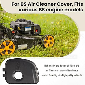 595660 Air Cleaner Cover & 799579 Air Filter Kit Compatible with B&S 590581 08P502 08P602 09P602 09P702 Series Engine for MTD Troy Bilt Lawn Mower and Blower - 2Pack
