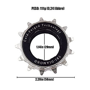 DRIFT MANIAC 13t Freewheel BMX,Single Speed Freewheel 1/2" x1/8"
