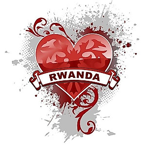 CafePress Heart Rwanda Mug Ceramic Coffee Mug, Tea Cup 11 oz