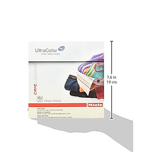 Miele WA UC 1803 P UltraColor Powder Laundry Detergent for Color and Black Clothes Garments (Package May Vary)
