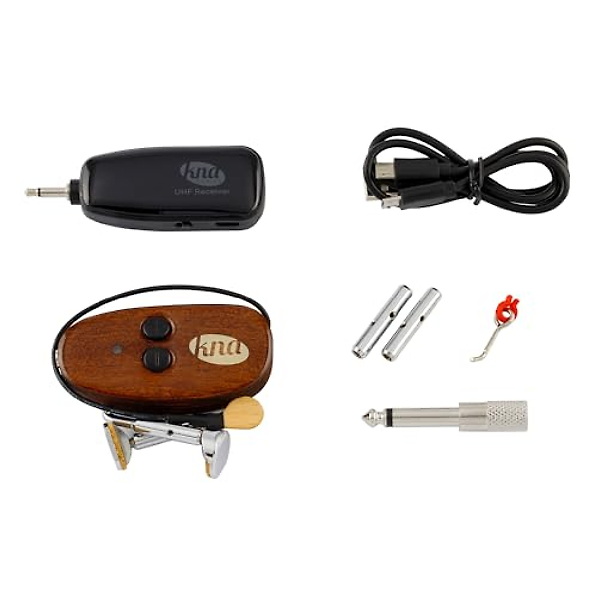 KNA Pickups Portable Piezo Transmission Wireless Violin/Viola Pickup with Volume Control (VV-Wi)