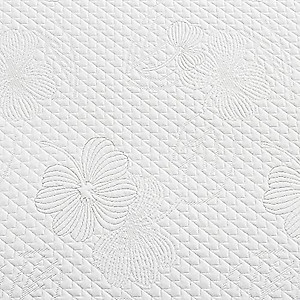 PrimaSleep 9 Inch Multi Layer Gel-Infused Memory Foam Mattress, Full, White