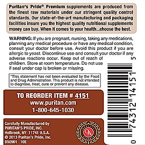 Puritan's Pride Formula, Softgels by Super Antioxidant 100 Count (Pack of 1)