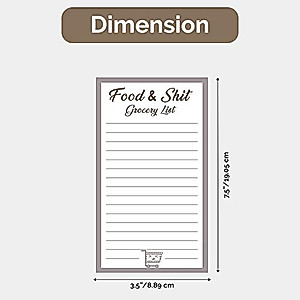 STEELAID Full Magnetic Back Grocery list 50 Sheets Christmas Gifts for Mom
