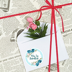 Wedding Invitation Stickers 2 Inch You're Invited Wedding Envelope Seals,240 Pcs Per Pack
