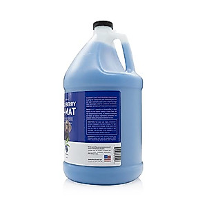 Bark 2 Basics Blueberry D-Mat Dog Conditioner, 1 Gallon | All Natural Ingredients, Multi-Purpose, Static Eliminating, Loosens Tough Mats and Tangles, Aids in Deshedding