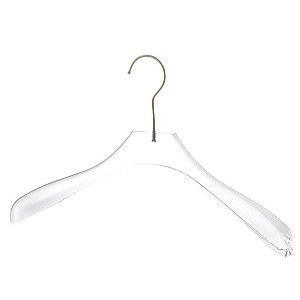 LUKEO Acrylic Clothes Rack Clothing Store Display Clothes Rack Crystal Acrylic Hanging Clothes Racks